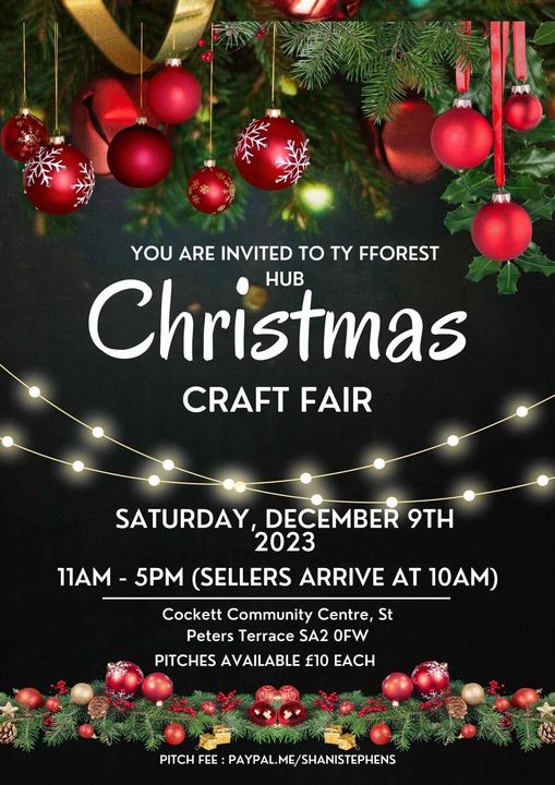 Craft Fair – Swansea – Ty Fforest Hub